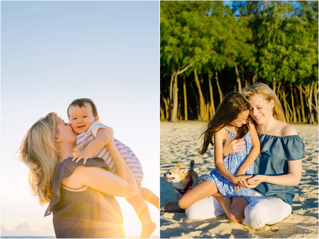 Honolulu baby photographer and Good morning Sherwood Beach!